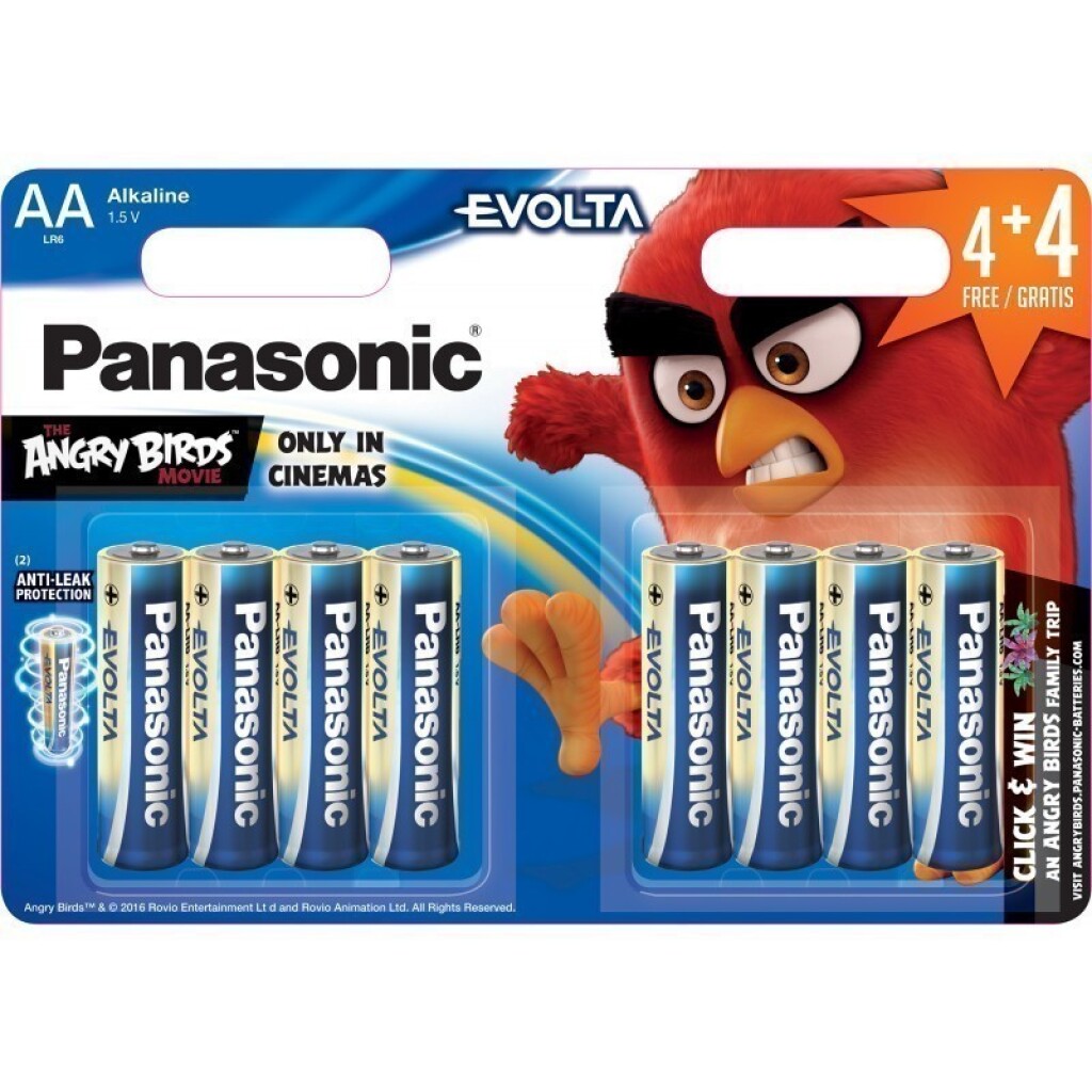 Panasonic patarei LR6EGE/8B 4+4 tk - UM5.ee
