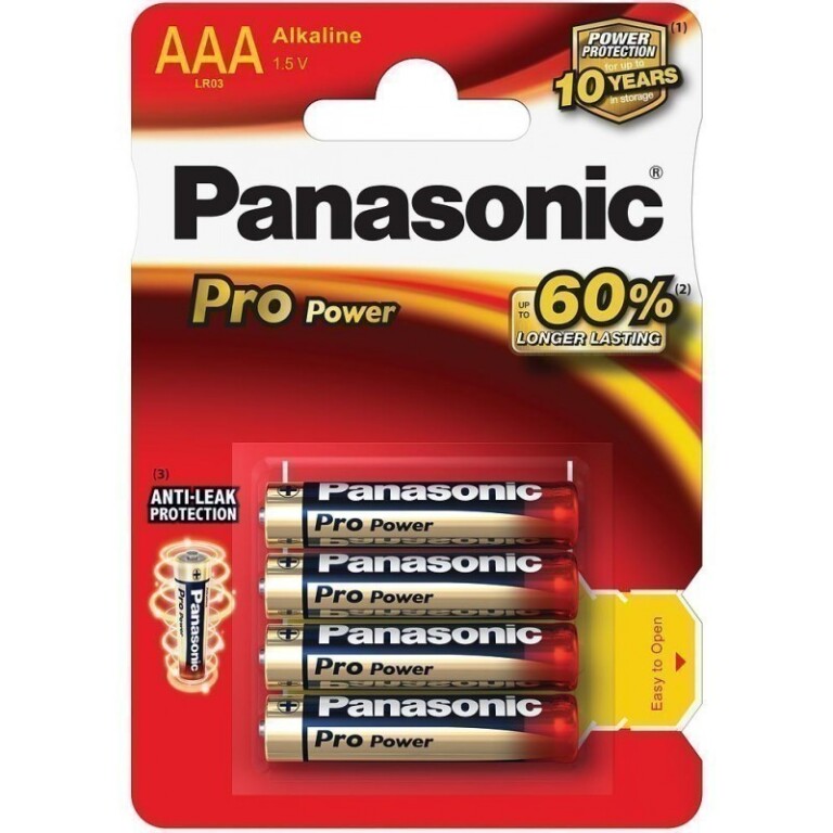 Patarei Panasonic LR03PPG/4B - UM5.ee